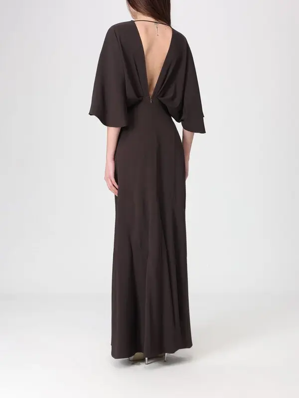 Agnona Maxi Dress - Brown
