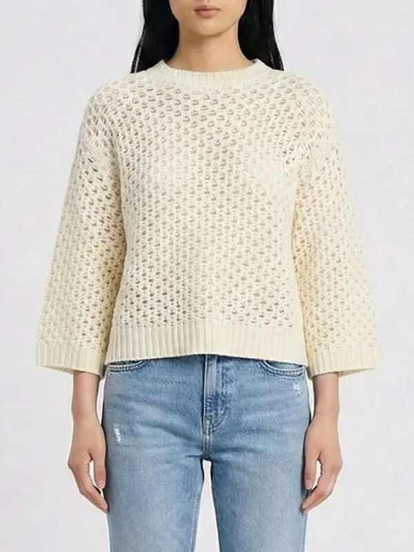 Fabiana Filippi Open Knit Sweater - Beige