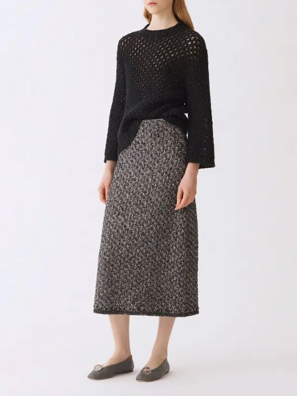 Fabiana Filippi Open Knit Sweater - Black