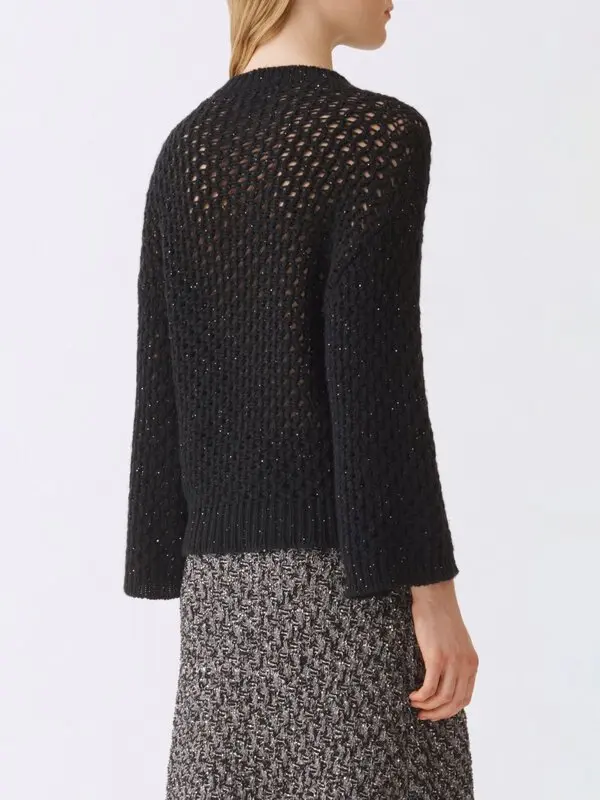 Fabiana Filippi Open Knit Sweater - Black