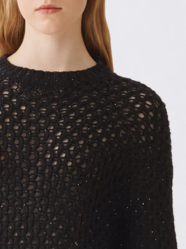 Fabiana Filippi Open Knit Sweater - Black