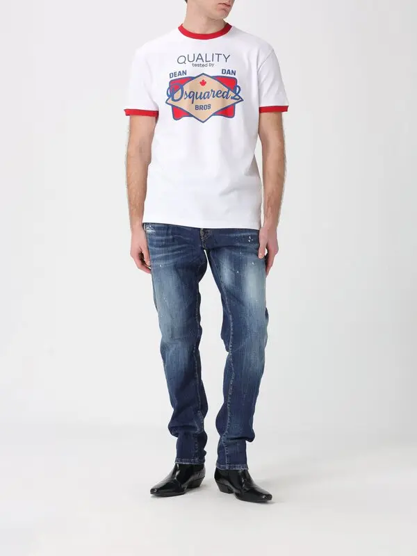 Dsquared2 Distressed Skinny Fit Jeans
