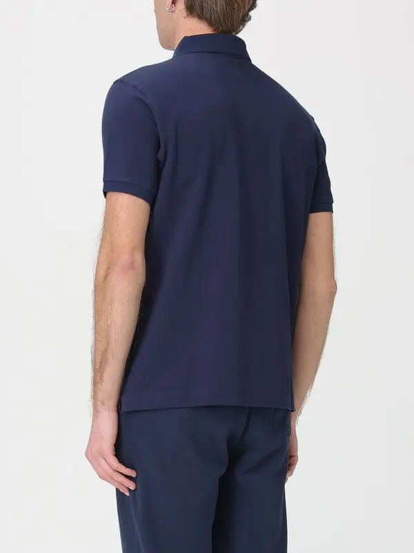 LA MARTINA Cotton Polo Shirt With Logo - Blue