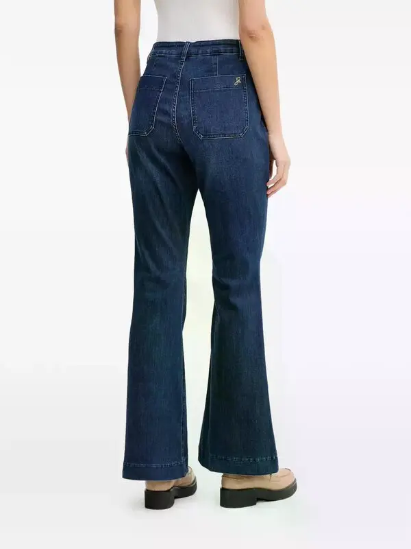 Joseph Ribkoff Patch Pocket Flare Leg Denim Jeans