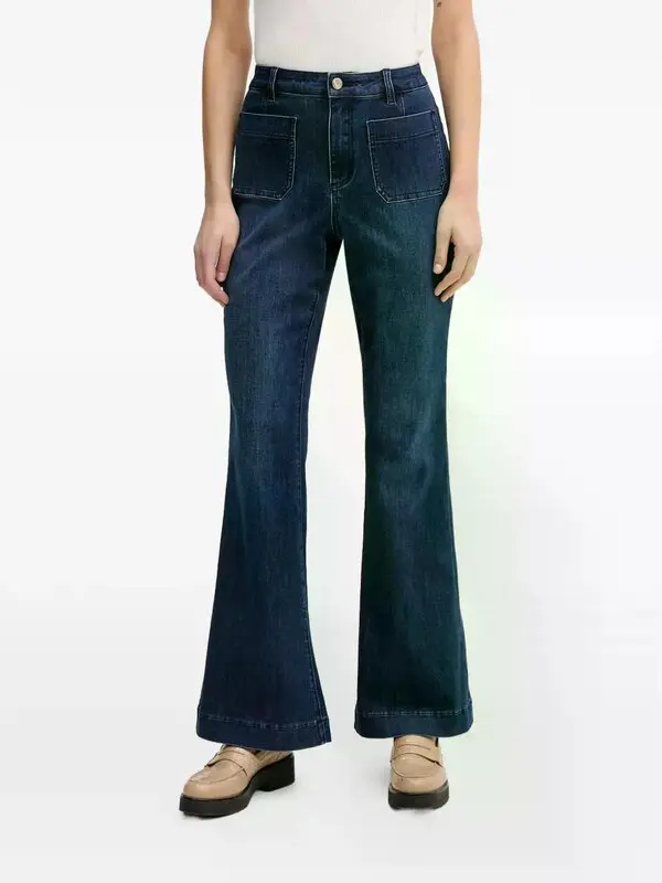 Joseph Ribkoff Patch Pocket Flare Leg Jeans