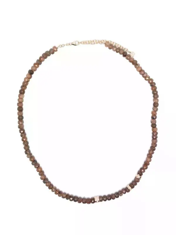 SYDNEY EVAN Andalusite Rondelle Necklace - Brown