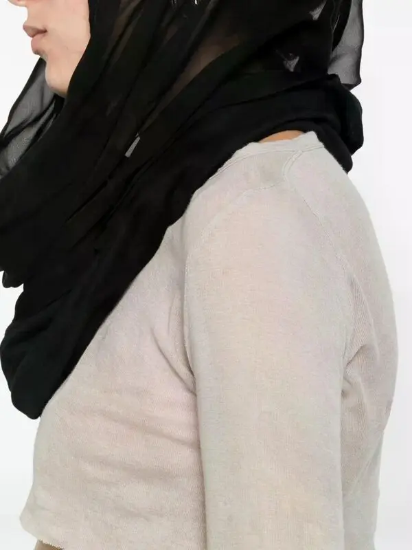Rick Owens Ls Crop Top - Grey