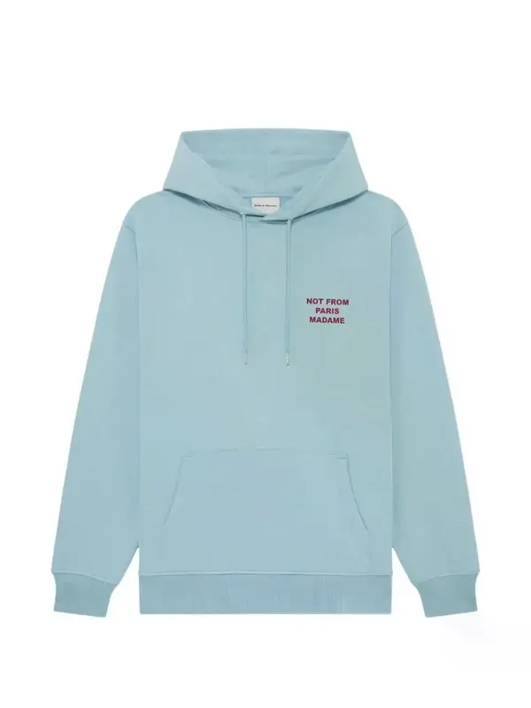 Drole De Monsieur Kangaroo-pocket Hoodie - Blue