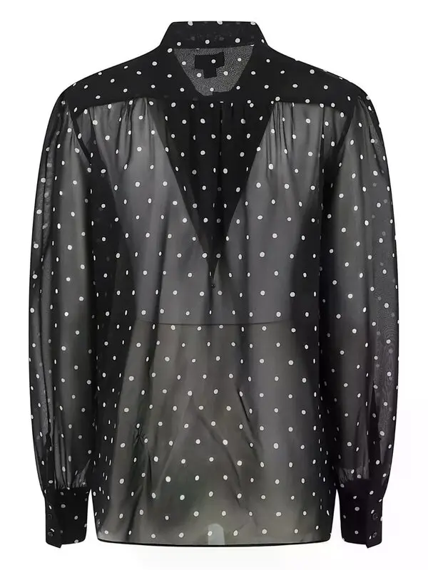 Giambattista Valli Polka Dot Pattern Blouse