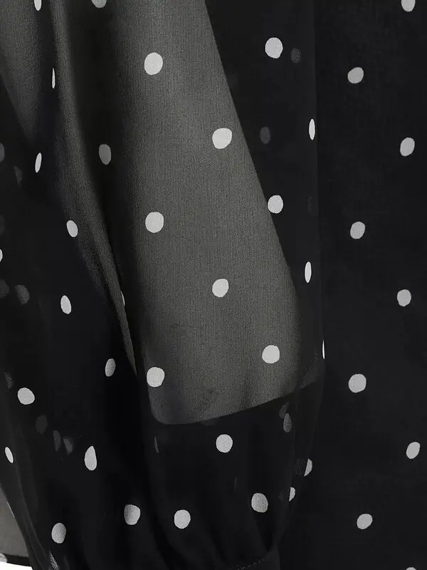 Giambattista Valli Polka Dot Pattern Blouse
