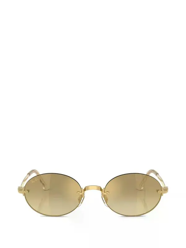 Ray-ban Oval Sunglasses - Gold