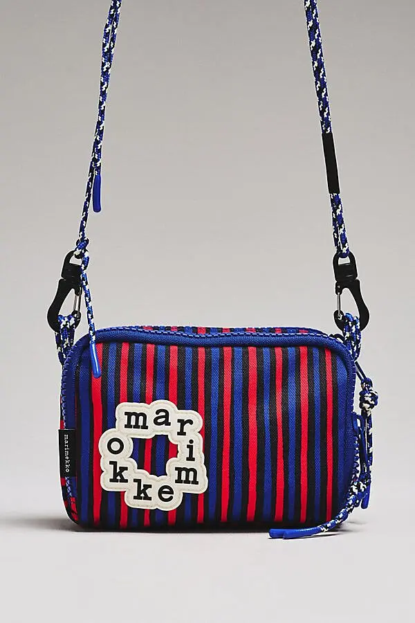 Marimekko Iloisa Mini Unikko Kioski Shoulder Bag - Blue Red