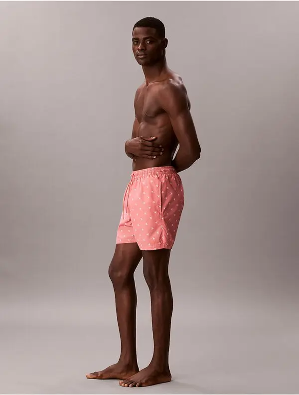 Calvin Klein Solid Swim Shorts - Sunfruit
