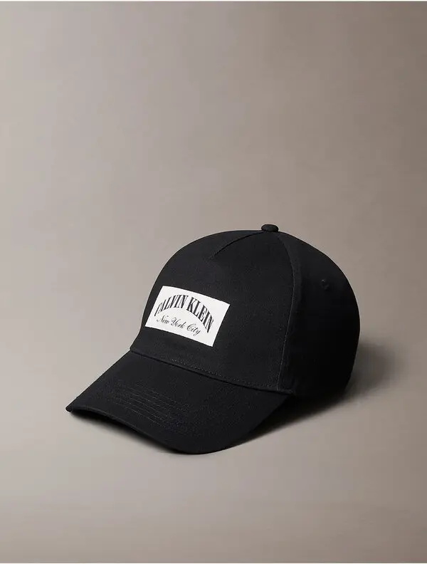 Calvin Klein Cotton Baseball Cap - Black