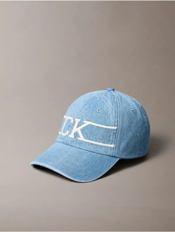 Calvin Klein Denim Baseball Cap - Vintage Denim