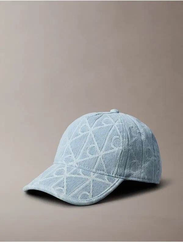 Calvin Klein Denim Baseball Cap - Light Wash