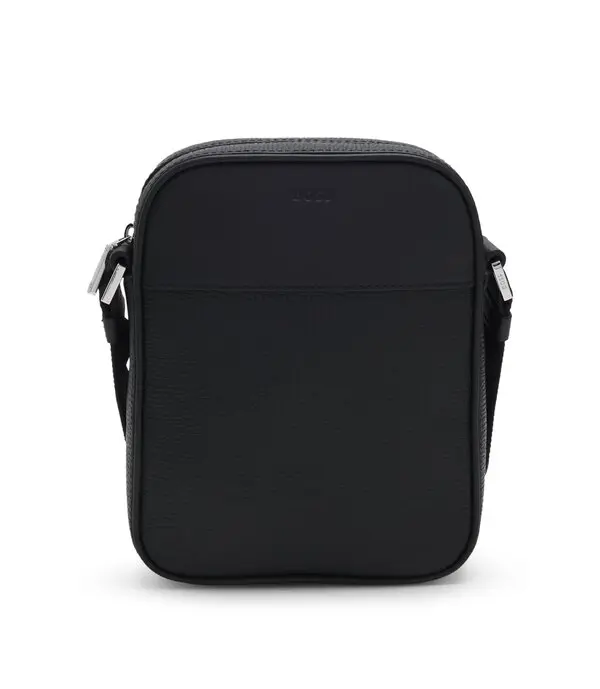 BOSS Logo-lettering Crossbody Bag - Black