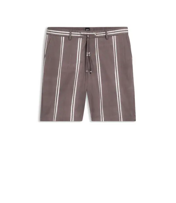 BOSS Printed Pattern Modern Fit Shorts