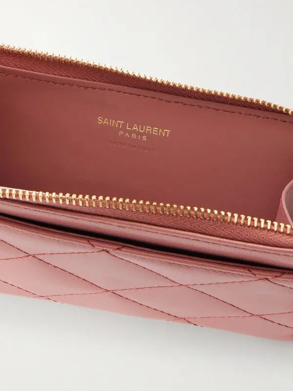 Saint Laurent Quilted Leather Wallet