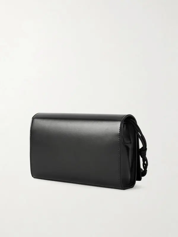 JIL SANDER Tangle Leather Shoulder Bag