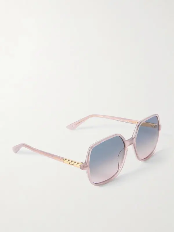 Chloé Judy Round-frame Sunglasses - Neutrals