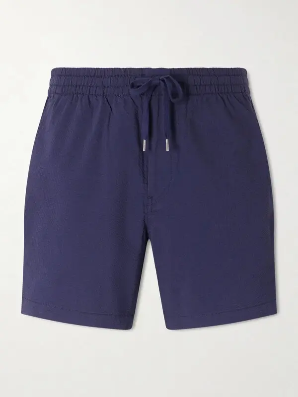 Polo Ralph Lauren Cotton-blend Seersucker Drawstring Shorts