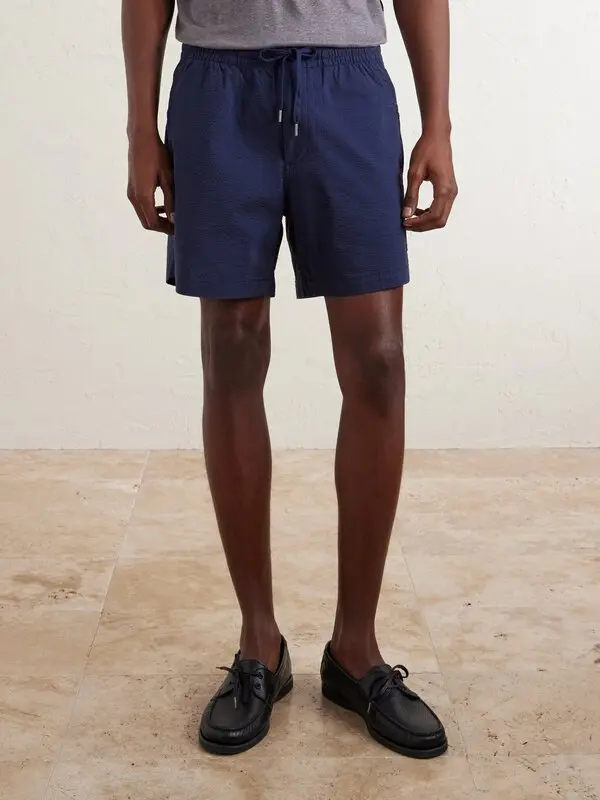 Polo Ralph Lauren Cotton-blend Seersucker Drawstring Shorts