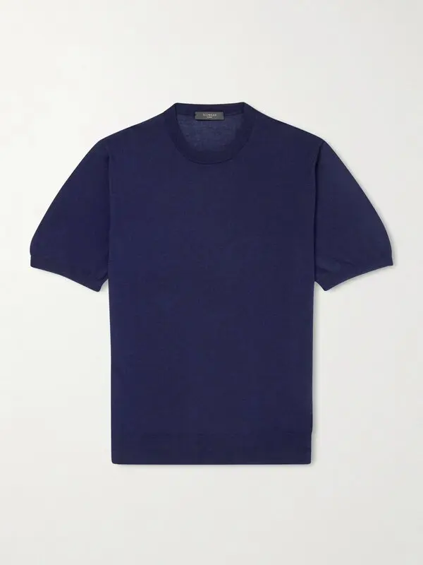 SLOWEAR Cashmere And Silk-blend T-shirt