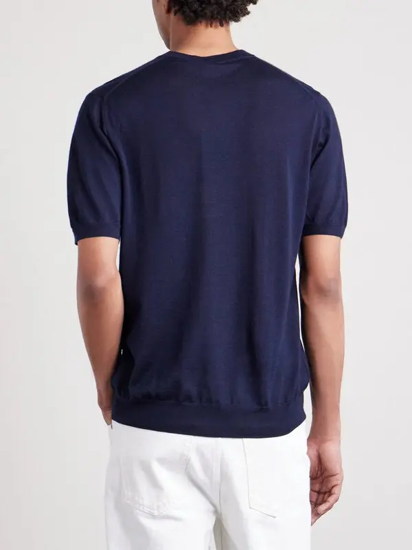 SLOWEAR Cashmere And Silk-blend T-shirt