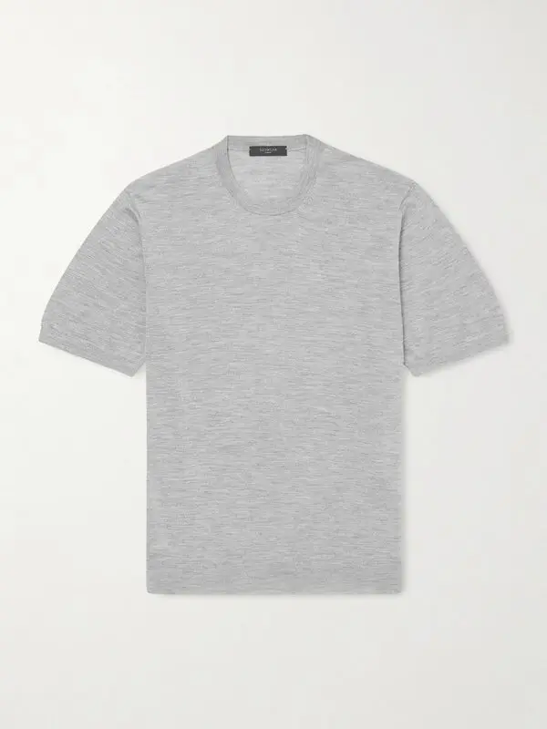 SLOWEAR Cashmere And Silk-blend T-shirt
