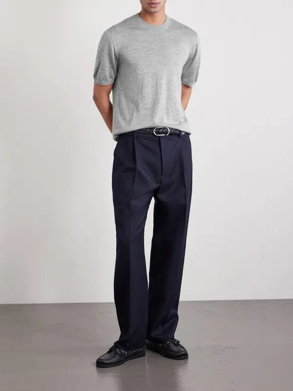 SLOWEAR Cashmere And Silk-blend T-shirt