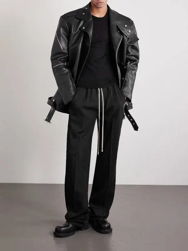Rick Owens Slim-fit Virgin Wool Sweater - Black