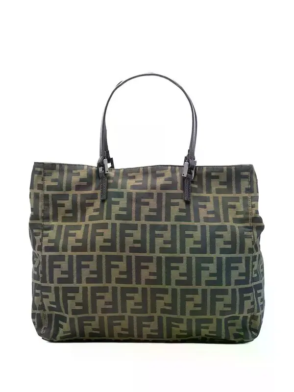 Fendi 2000-2010 Zucca Canvas Tote Bag