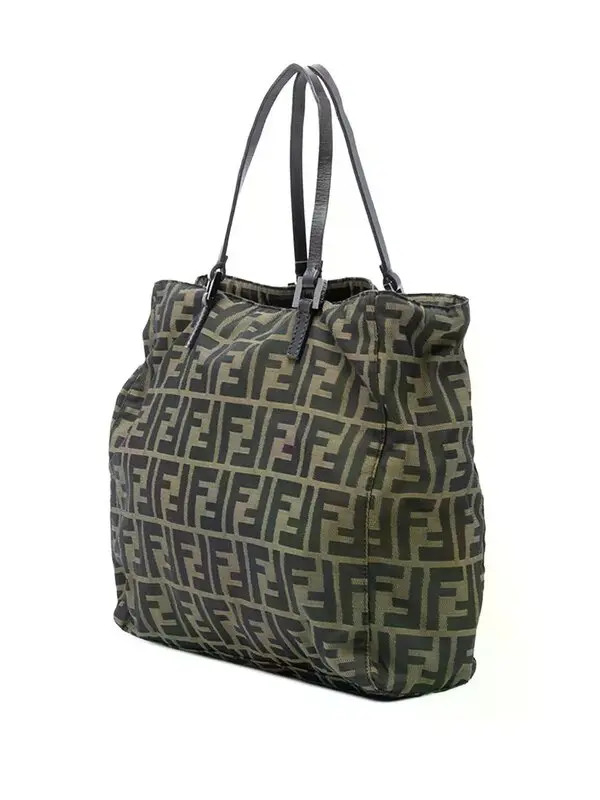 Fendi 2000-2010 Zucca Canvas Tote Bag