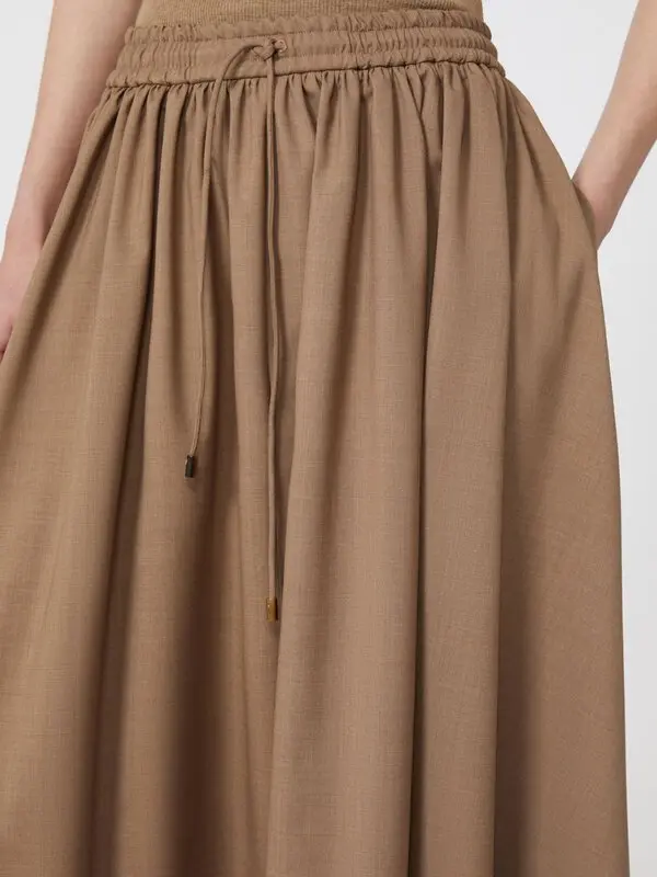 Max Mara Woollen Cloth Midi Skirt