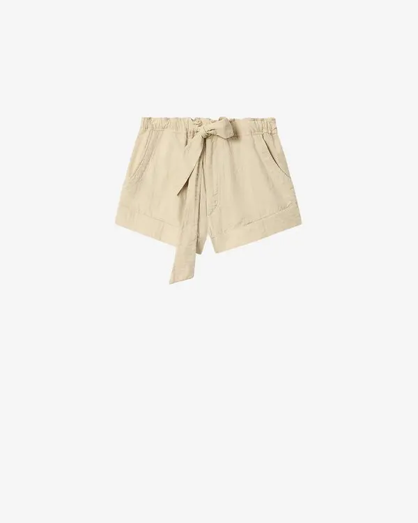 MARANT ETOILE Birva Relaxed Fit Shorts - Ecru