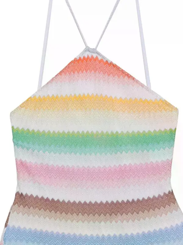 Missoni Zigzag Halterneck One Piece