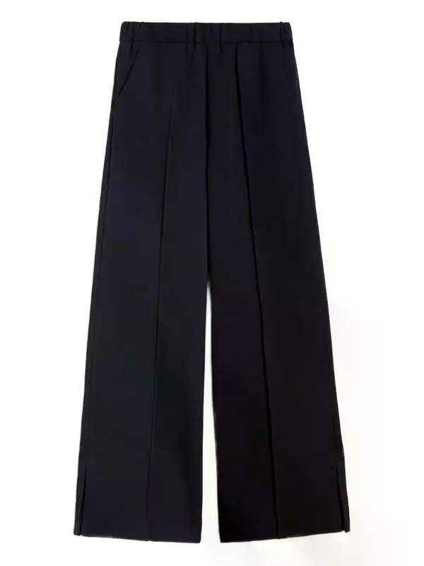 JIL SANDER Wide Leg Elastic Waist Trousers