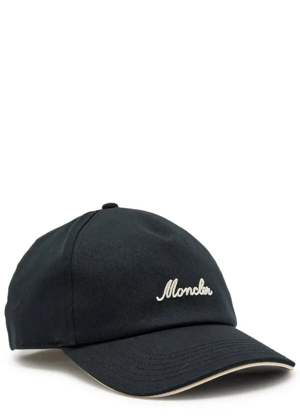 Moncler Cotton Cap - Black