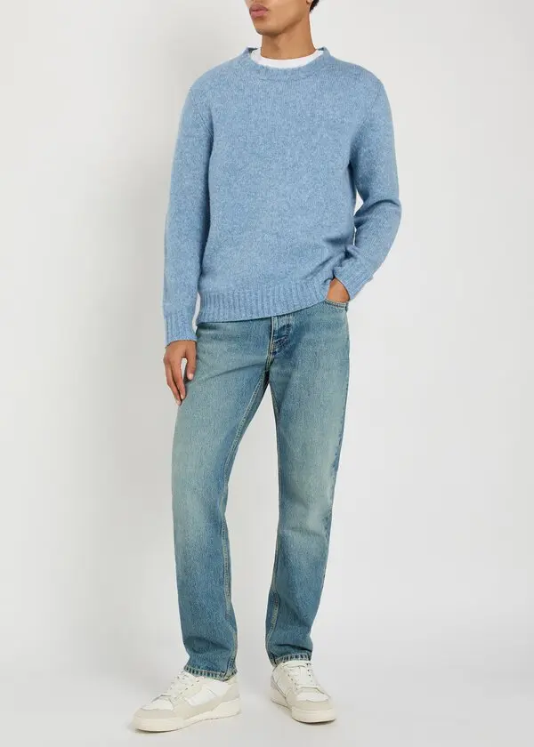 WON HUNDRED Tapered-leg Jeans - Mid Blu