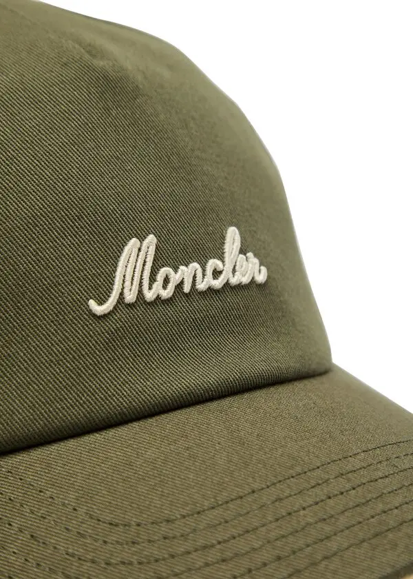 Moncler Cotton Cap With Logo Embroidery