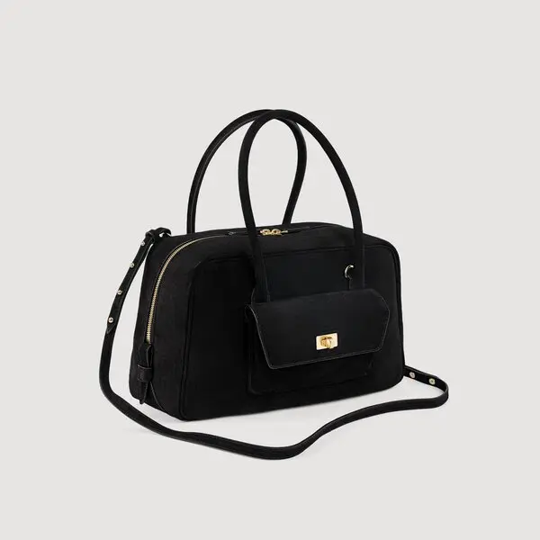 Sandro Ezmeh Suede Bag