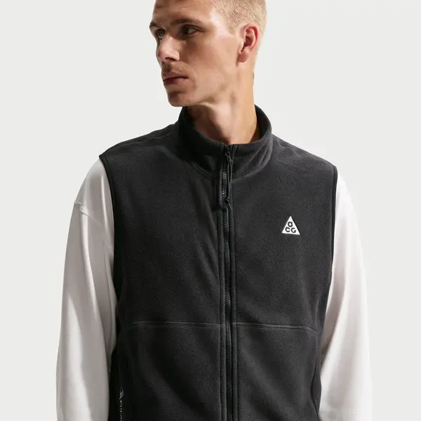 Nike Wolf Tree" Full-zip Vest - Black