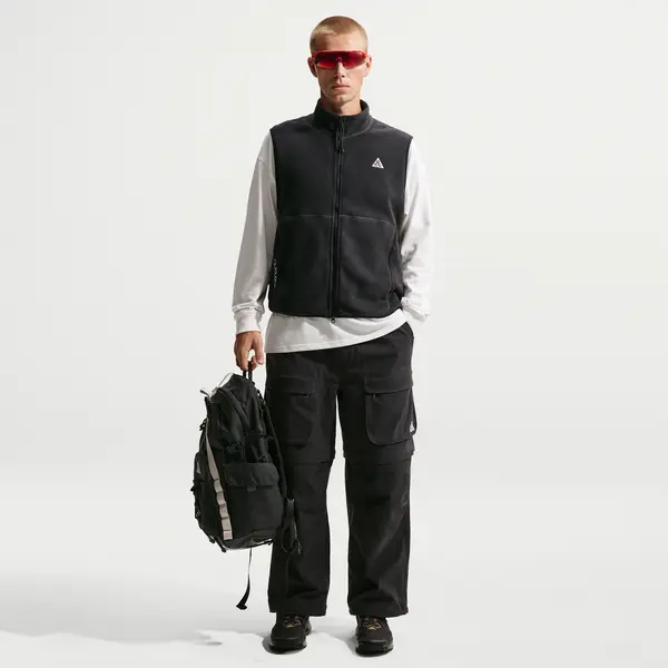 Nike Wolf Tree" Full-zip Vest - Black