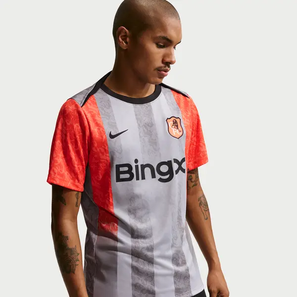 Nike Chelsea Fc Academy Pro Se Dri-fit Soccer Pre-match Short-sleeve Top - Grey