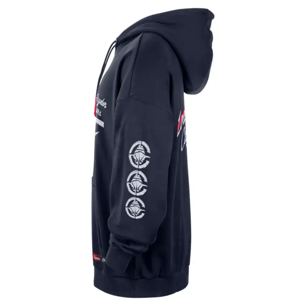 Nike La Clippers Courtside Jordan Nba Club Premium Pullover Hoodie