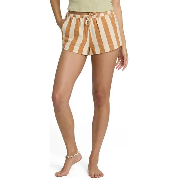 BILLABONG Low Tide Cotton Striped Shorts