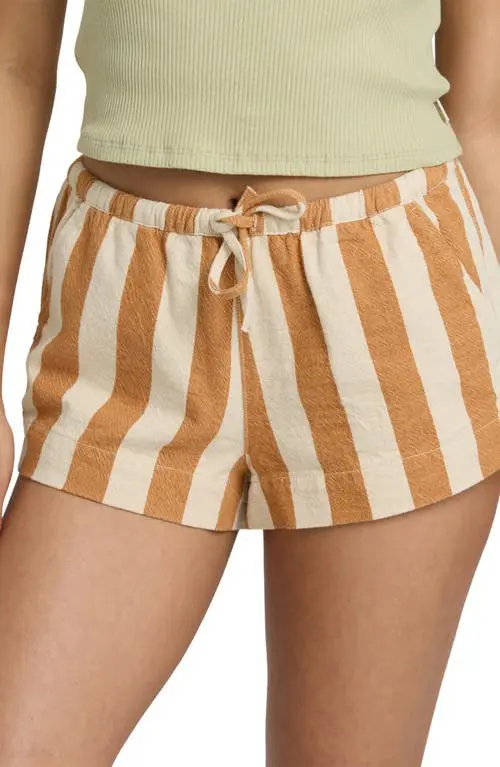 BILLABONG Low Tide Cotton Striped Shorts