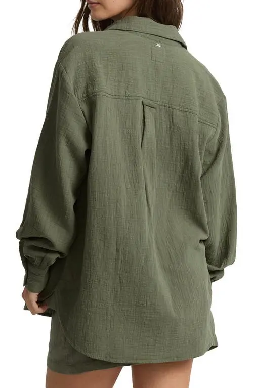BILLABONG Wanderer Solid Cotton Shirt - Canteen