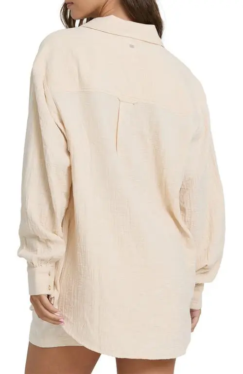 BILLABONG Wanderer Solid Cotton Shirt - Dove